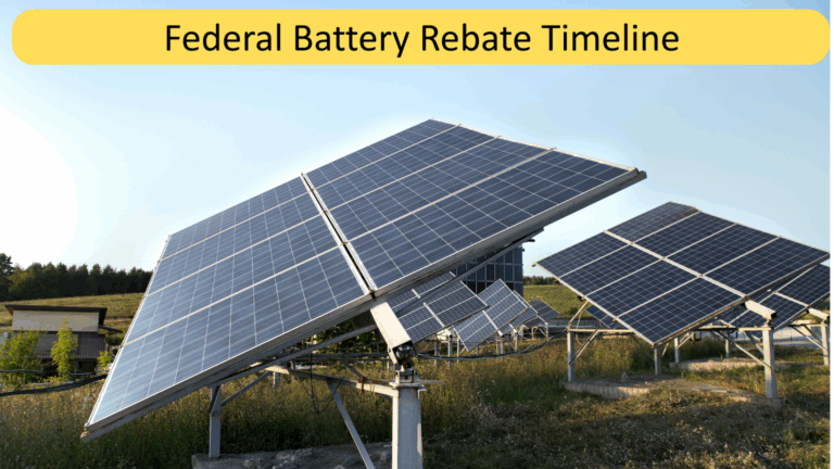 Federal Battery Rebate Timeline | Yearly Decline Explained